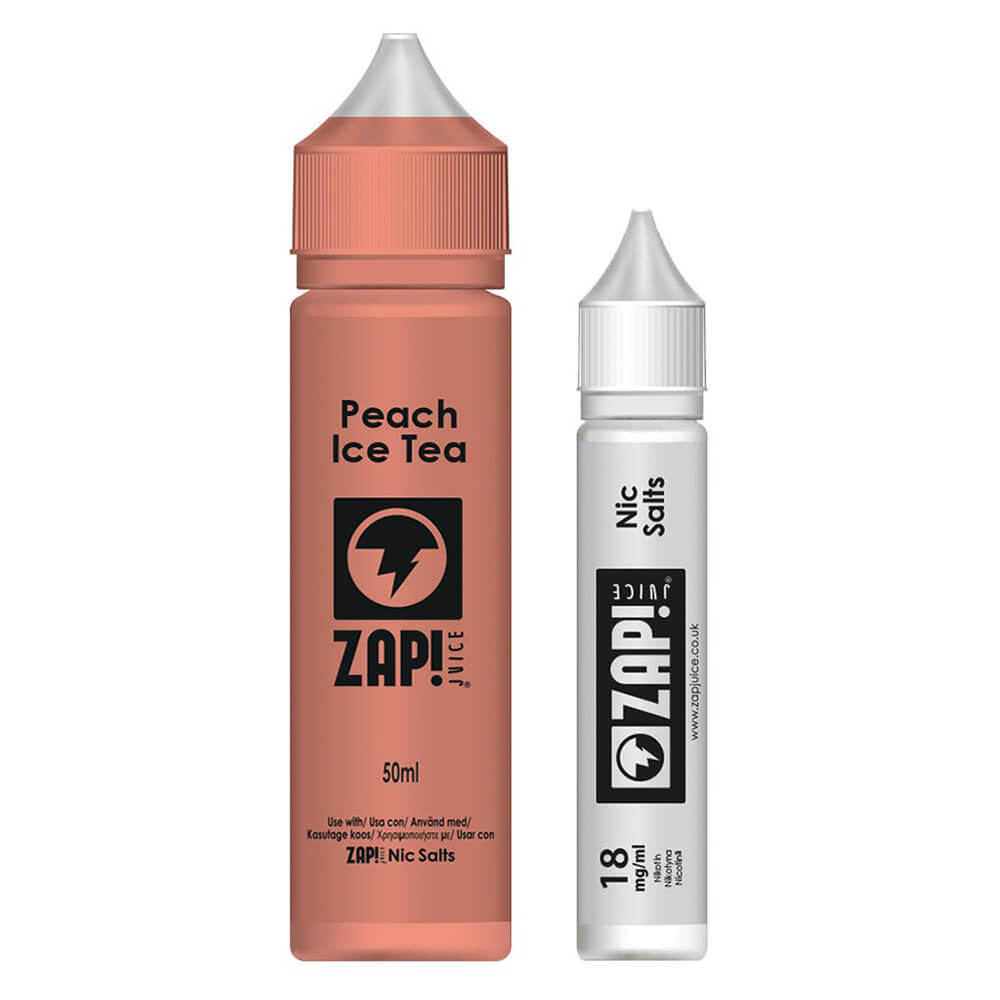 Peach Ice Tea Shortfill Eliquid by ZAP! Juice 50ml | MIST UK – MIST E ...